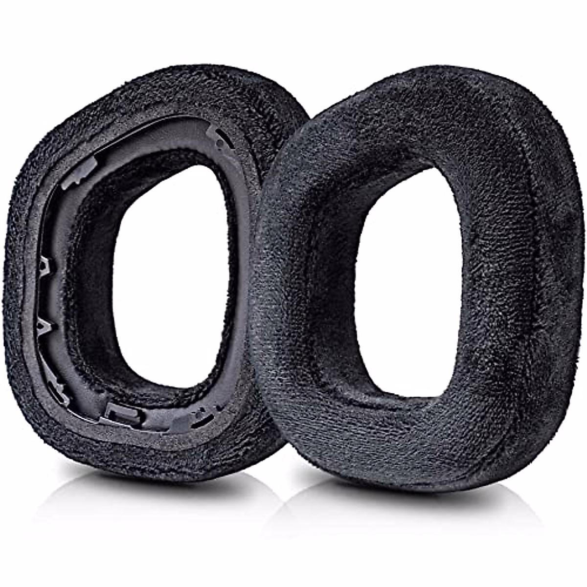 Sixsop HS80 Earpads - Earpads Compatible with HS80 RGB Wireless Headset Replacement Ear Pads/Ear Cushion/Ear Cups (Black Velour)