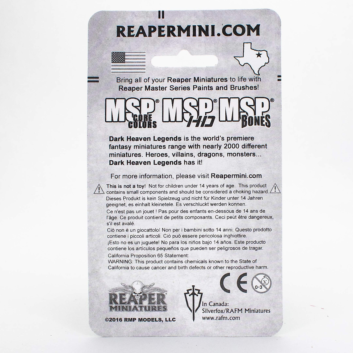 Reaper Miniatures: 03960 - Oman Ruul, Wizard Dark Heaven Legends Fantasy Metal Miniature