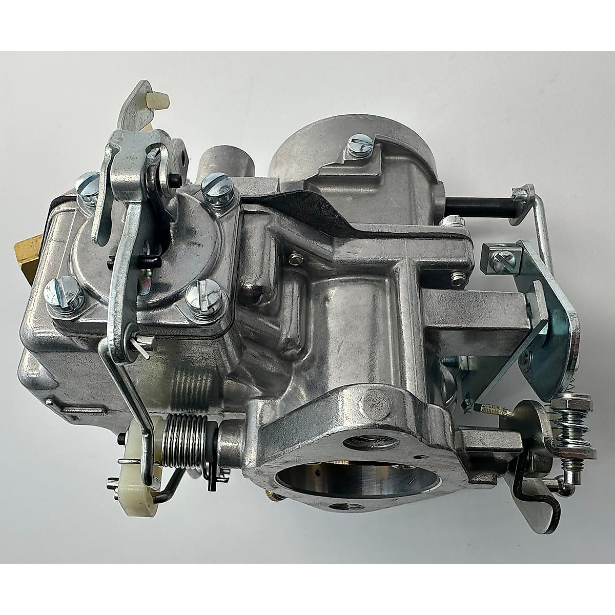 Autolite 1100 Carburetor Manual Choke For 1963-1968 Ford Mustang Falcon Mercury 170&200ci Inline 6 Cylinder automatic transmission 1963 64 F100 Trucks V6 223" & 262".passenger side mount choke cable