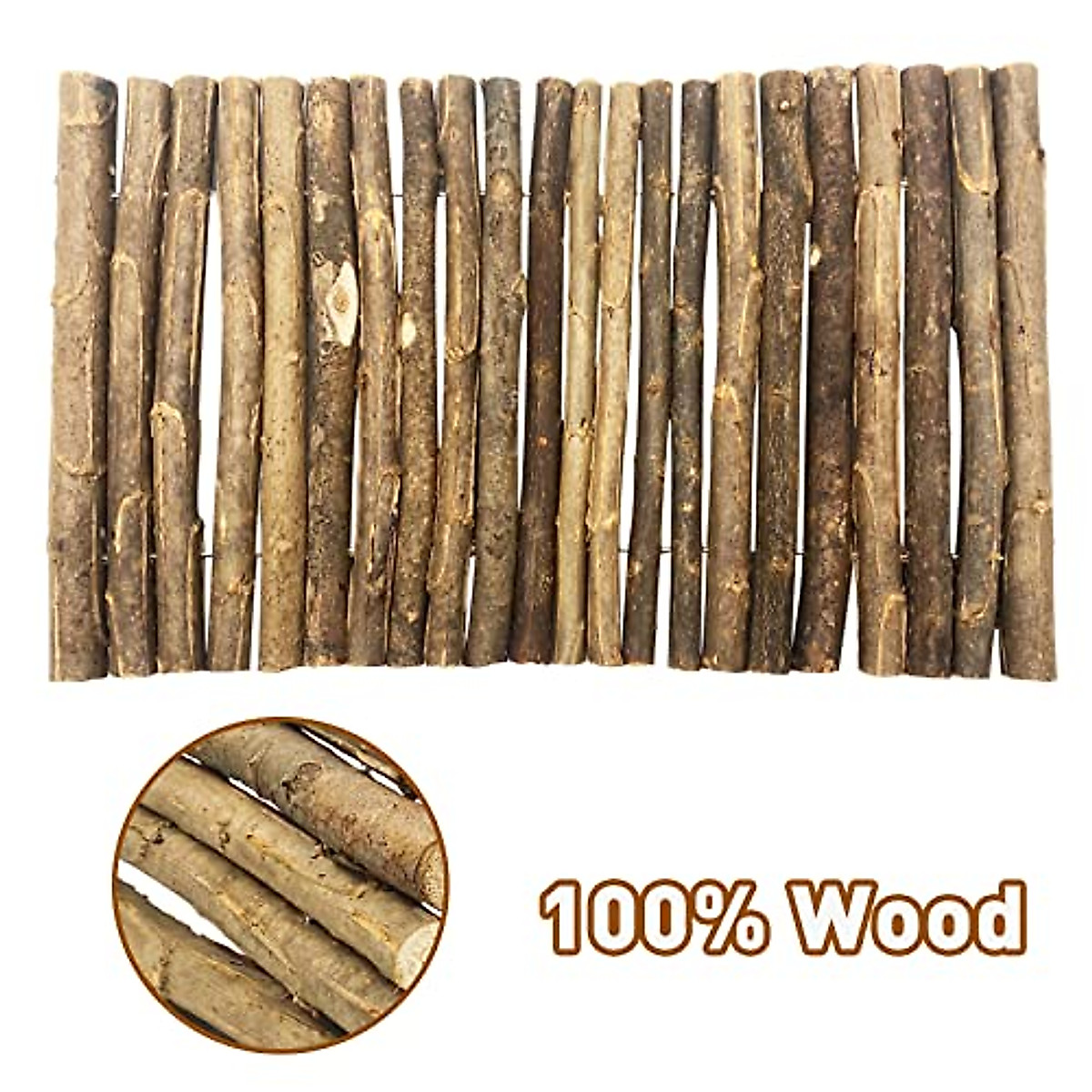 BNOSDM 13.78’’ x 20’’ Reptile Hideout Wooden Bridge Lizard Hide Caves Bearded Dragon Habitat Accessories for Gecko Snake Frog Chameleon Iguana Tortoise