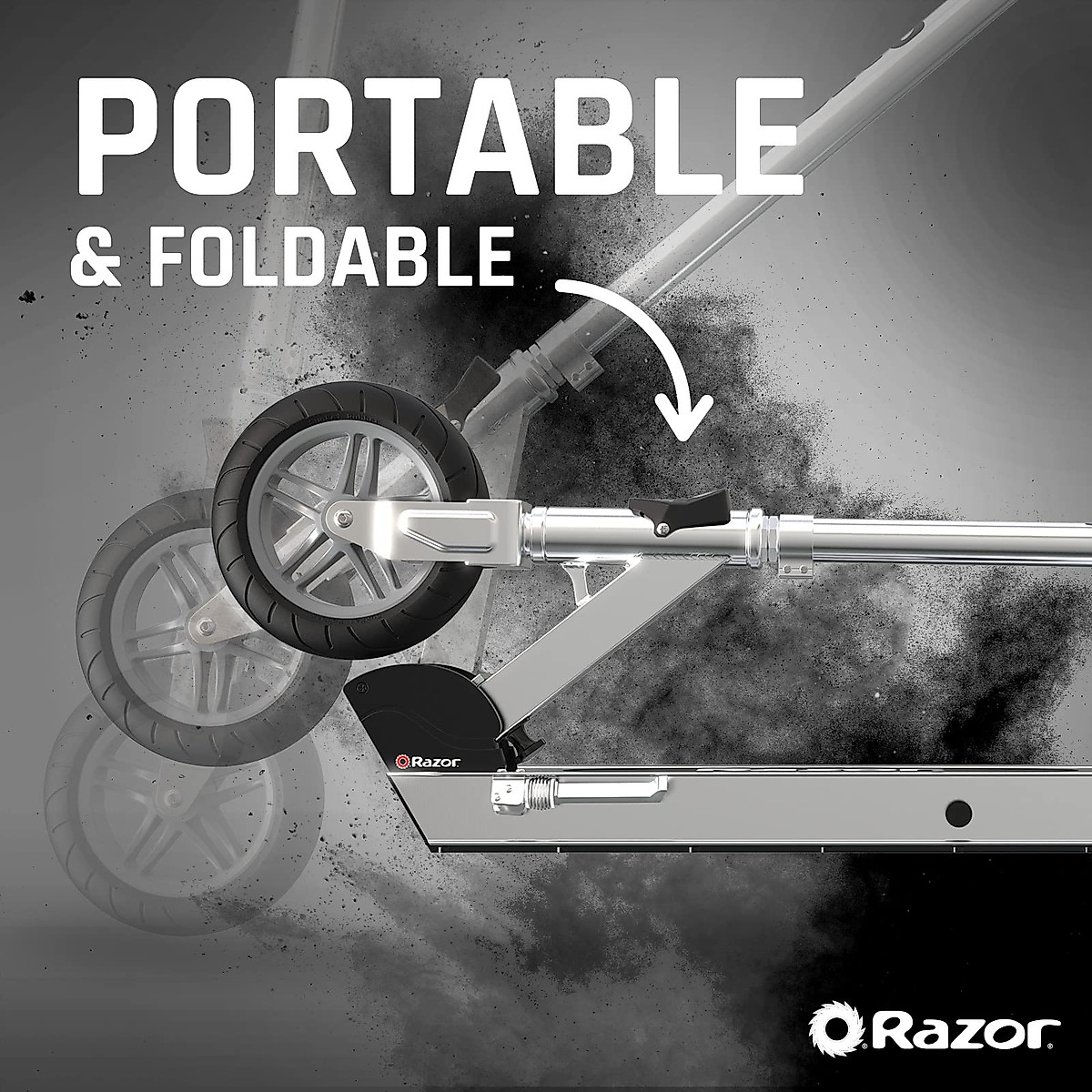 Razor Icon Electric Scooter –Up to 18 MPH, Up to 18 Miles Range, Foldable and Portable, Adult Electric Scooter for Commuting and Recreation