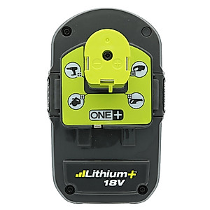 Ryobi P107 One+ 18 Volt Compact Lithium Ion 1.5 Ah Battery Multi Pack (2 Batteries)