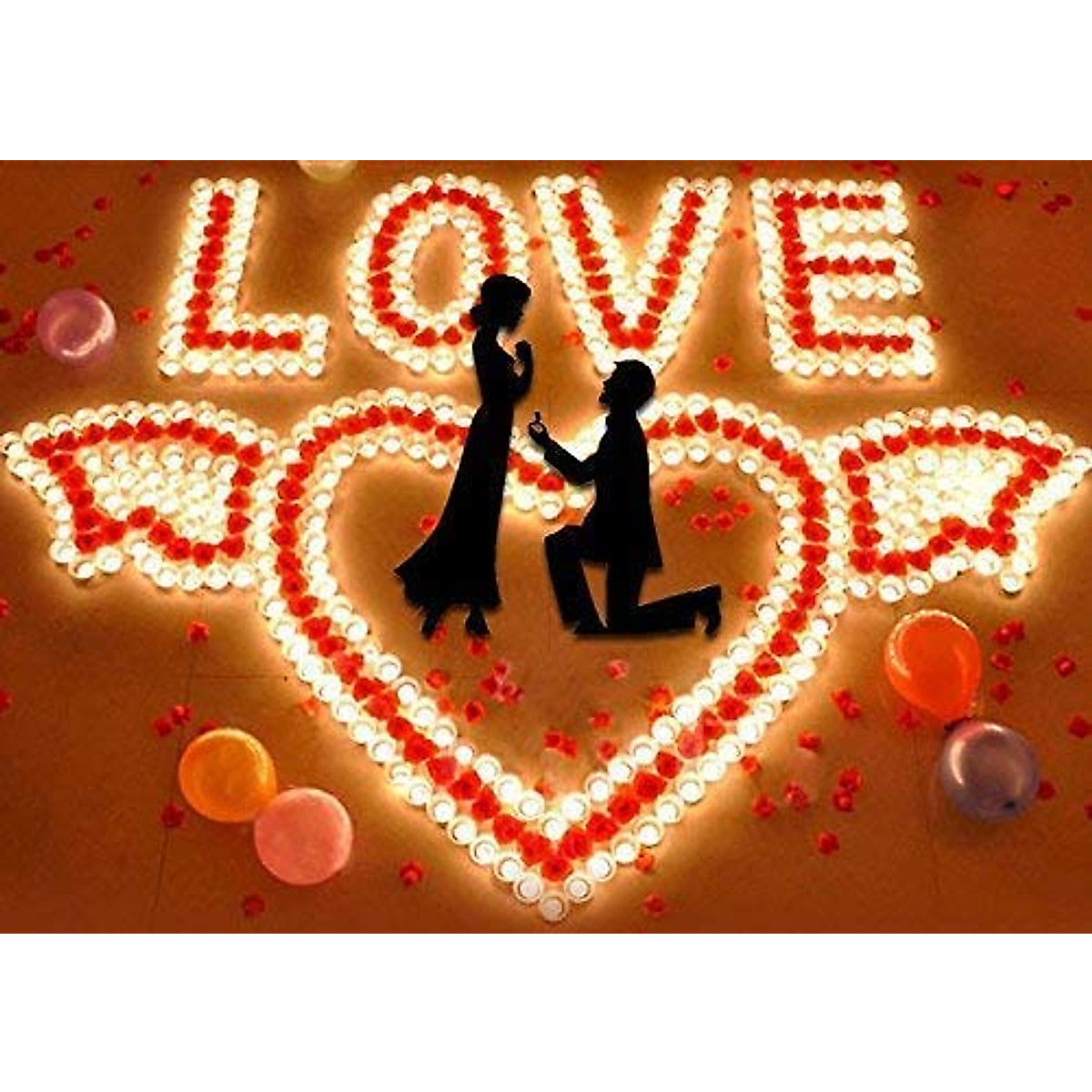 50pcs Heart Shaped Candles, Smokeless Tealights Candle, Tea Light Candles for Birthday, Proposal, Wedding, Party, Red, Wedding Engagement, Valentines Day, Christmas