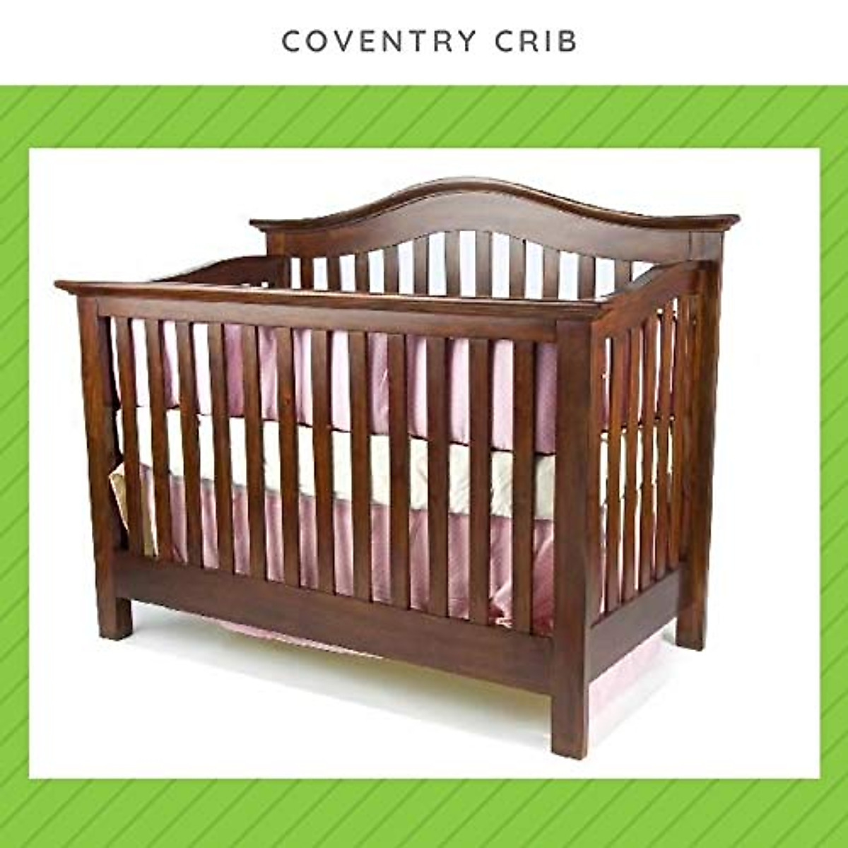 Toddler Bed Safety Guard Rail for Munire & Echelon Convertible Cribs (Cherry)