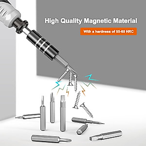 Kuptone 130 in 1 Precision Screwdriver Set, Screwdriver Bit Sets Mini Screwdriver Set with Portable Case, DIY Repair Tools Kit for iPhone Laptop PC Watch Glasses and Other Electronics