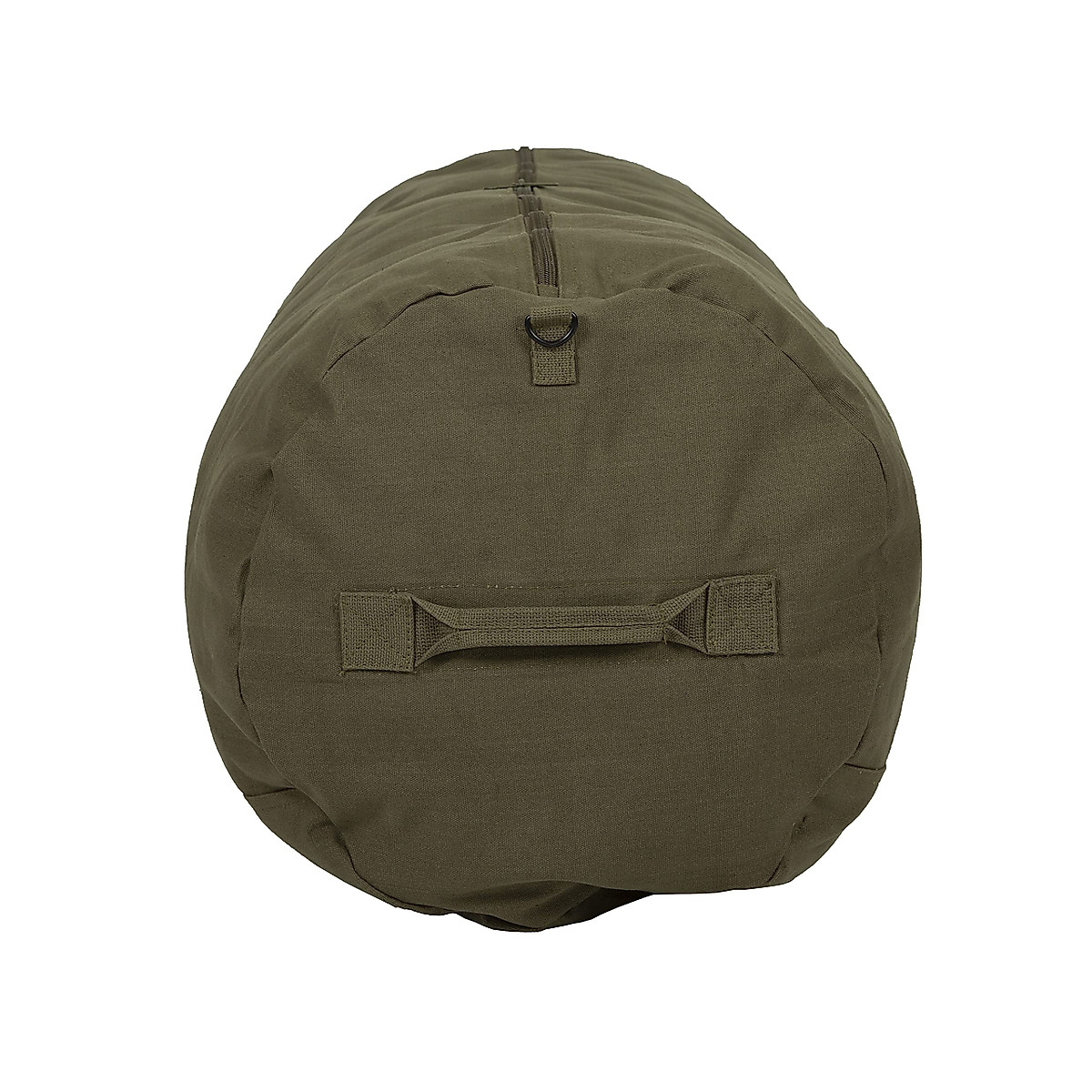 Stansport Zippered Canvas Deluxe Duffel Bag - O.D. Green (1236)