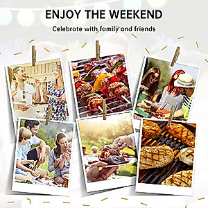 Charcoal Grills Outdoor Barbecue Grill Offset Smoker Portable BBQ Grill with Wheels for Backyard Camping Picnics