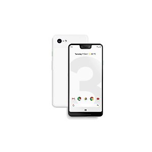 Google Pixel 3 XL (2018) G013C 64GB - 6.3" inch - Android 9 Pie - (GSM Only, No CDMA) Factory Unlocked 4G/LTE Smartphone - International Version (Clearly White)