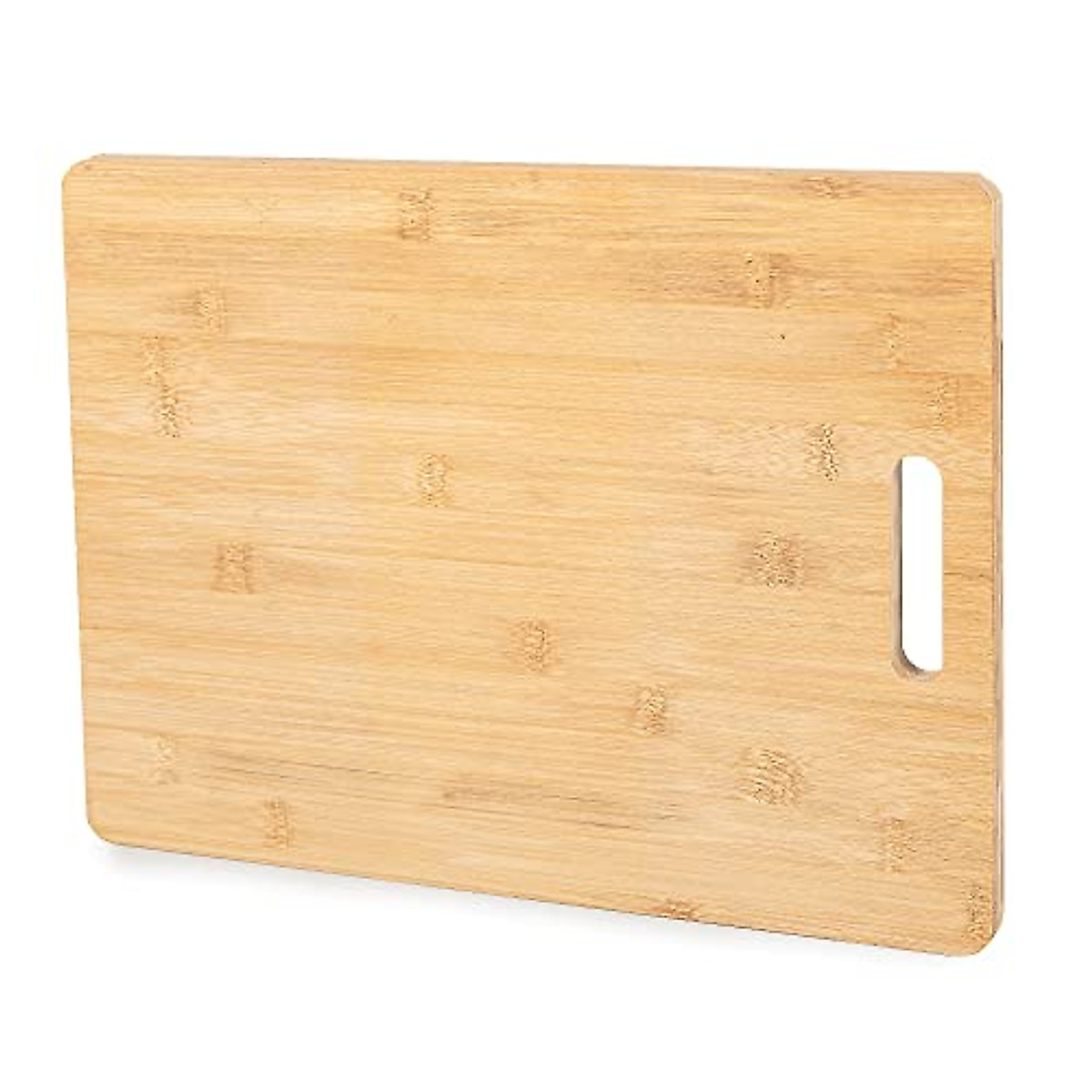 Large Organic Bamboo Cutting Board - Wooden Charcuterie Cheese Serving Platter, X-Large