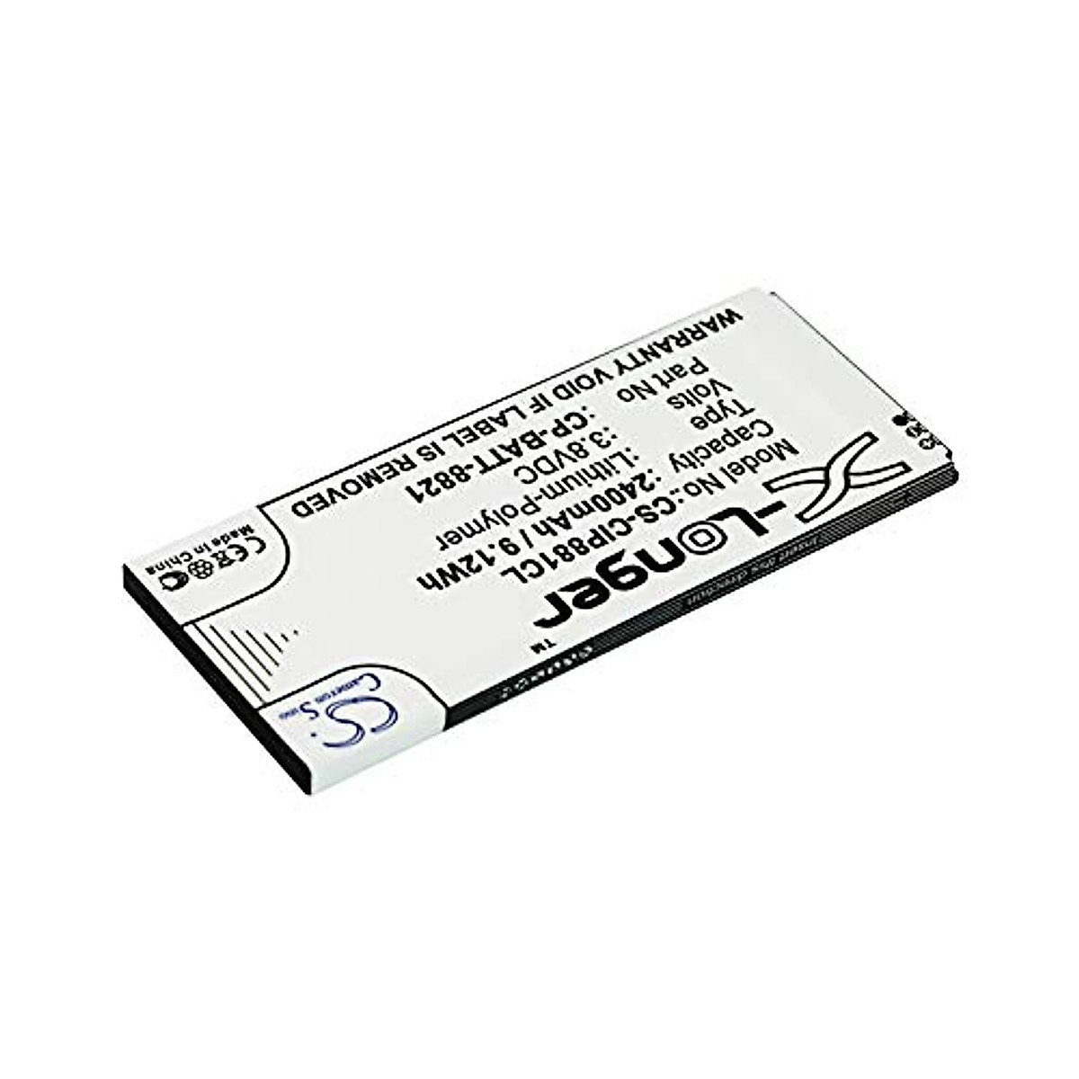 XSP Replacement Battery for 8800 PN CP-BATT-8821, 74-102376-01, GP-S10-374192-010H