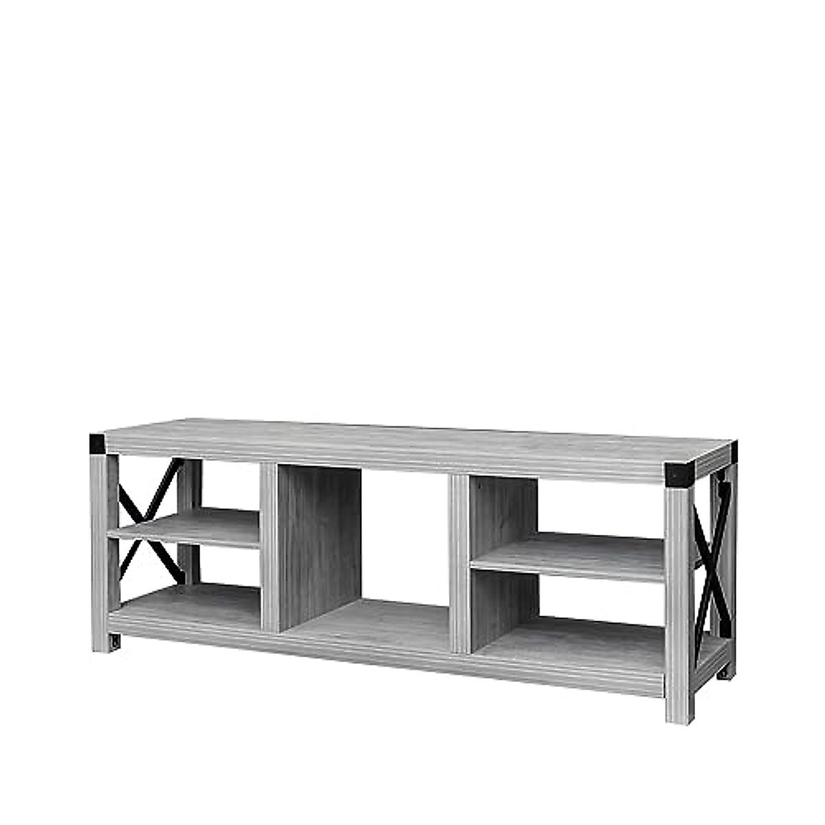 Tidyard 61" Media Console Sofa and Couch End Table for Entryway, Foyer, Living Room, Bedroom Furniture