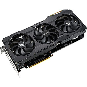 ASUS TUF Gaming NVIDIA GeForce RTX 3060 Ti V2 OC Edition Graphics Card (PCIe 4.0, 8GB GDDR6, LHR, HDMI 2.1, DisplayPort 1.4a, Dual Ball Fan Bearings, Military-Grade Certification, GPU Tweak II)