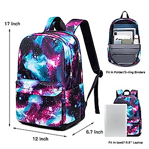 Backpack for Girls - School Backpack for Girls & Teen Girls Water Resistant Backpack with Laptop & Bottle Side Pockets Bookbag for Elementary Middle High School School Bag for Gym Sports