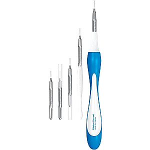 Piksters Interdental Brushes (1 Pack of 10 Brushes, Size 0 (Grey)