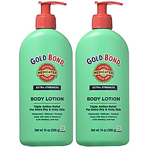 Gold Bond Med Lot Xs Size 14z Gold Bond Extra Strength Medicated Body Lotion For Extra Dry & Itchy Skin (pack of 2)