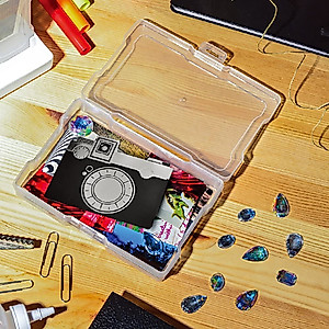 novelinks Transparent 5" x 7" Photo Storage Boxes - Photos Organizer Cases Photo Keeper picture organizer photo boxes storage for Photos (12)