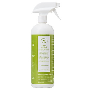 Messy Pet Cat Hairball Cleaner – Naturally Lifts and Eliminates Stains, Removes Vomit and Furball Odors, Safe for Cats & Kittens - 27.05 fl oz