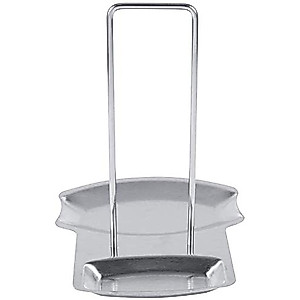 DRNKS Lid and Spoon Rest - Pot Spoon Rack, Stainless Steel Pot Lid Spoon Cooking Rack for Home Kitchen 1 Pc Suitable for Kitchen