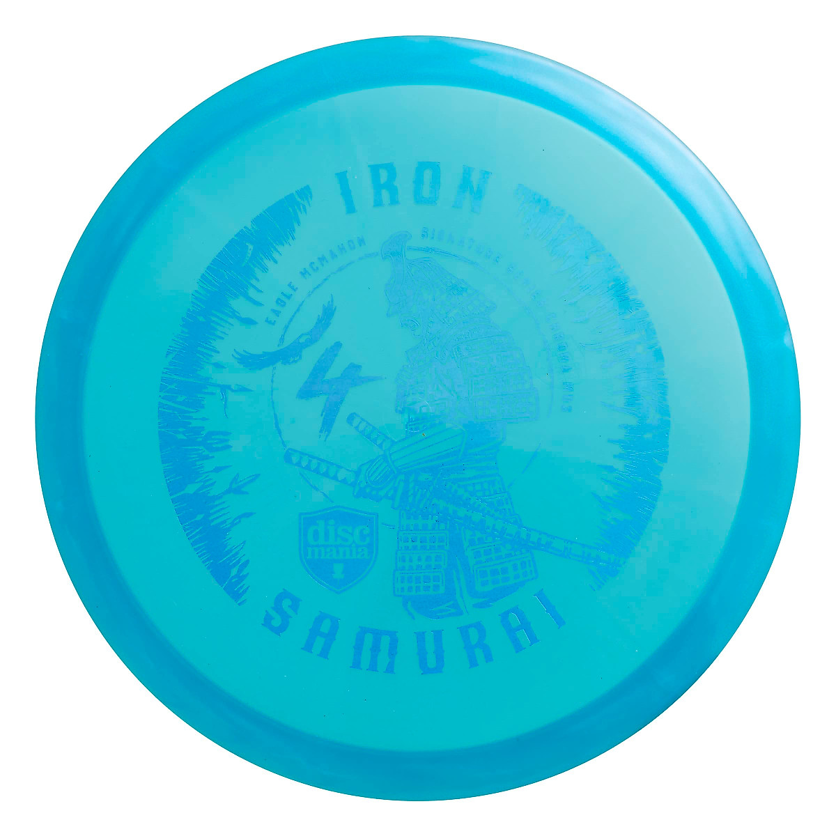Discmania Signature Series - Eagle McMahon Iron Samurai 4 Chroma C-Line MD3 – Do It All Mid-Range Disc Golf Mid-Range Driver (177-180g)