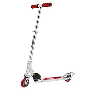 Razor A2 Kick Scooter for Kids – Wheelie Bar, Foldable, Lightweight, Front Vibration Reducing System, Adjustable Height Handlebars