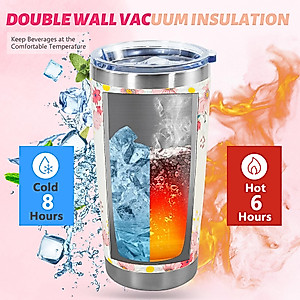 Icesip 20oz Inspirational Stainless Steel Tumbler with Straw & Brush - Best Friend Friendship, Holiday and Christmas Gifts, For Women Tumblers,Leakproof Travel Mug