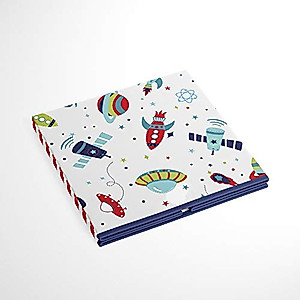 Bacati Space Multicolor Nursery/Kids Room Storage (Small Tote)