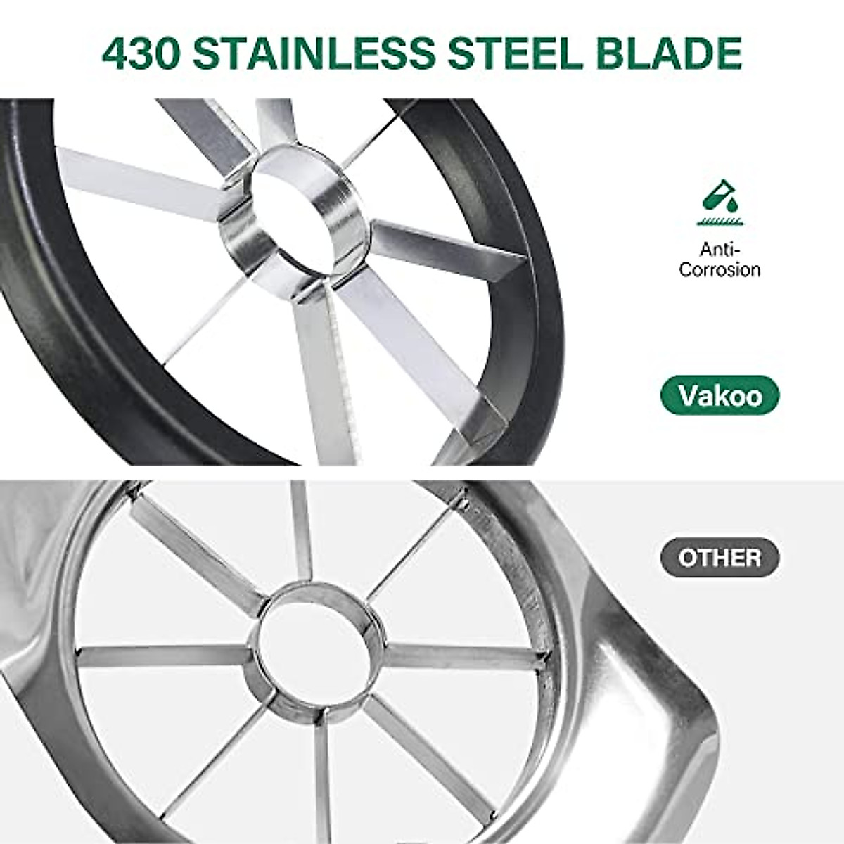 Pressure Absorbing Handles Apple Slicer and Lemon Squeezer, Easy to Use Kitchen Tool