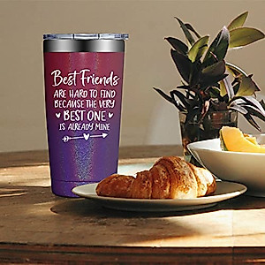 DOEARTE Best Friend Gift for Women - Best Friend Birthday Gifts - Friendship Gifts for Women - Christmas Gifts for Best Friend, Bestie, Women, Bff, Her, Coworker - 20oz Friend Tumbler