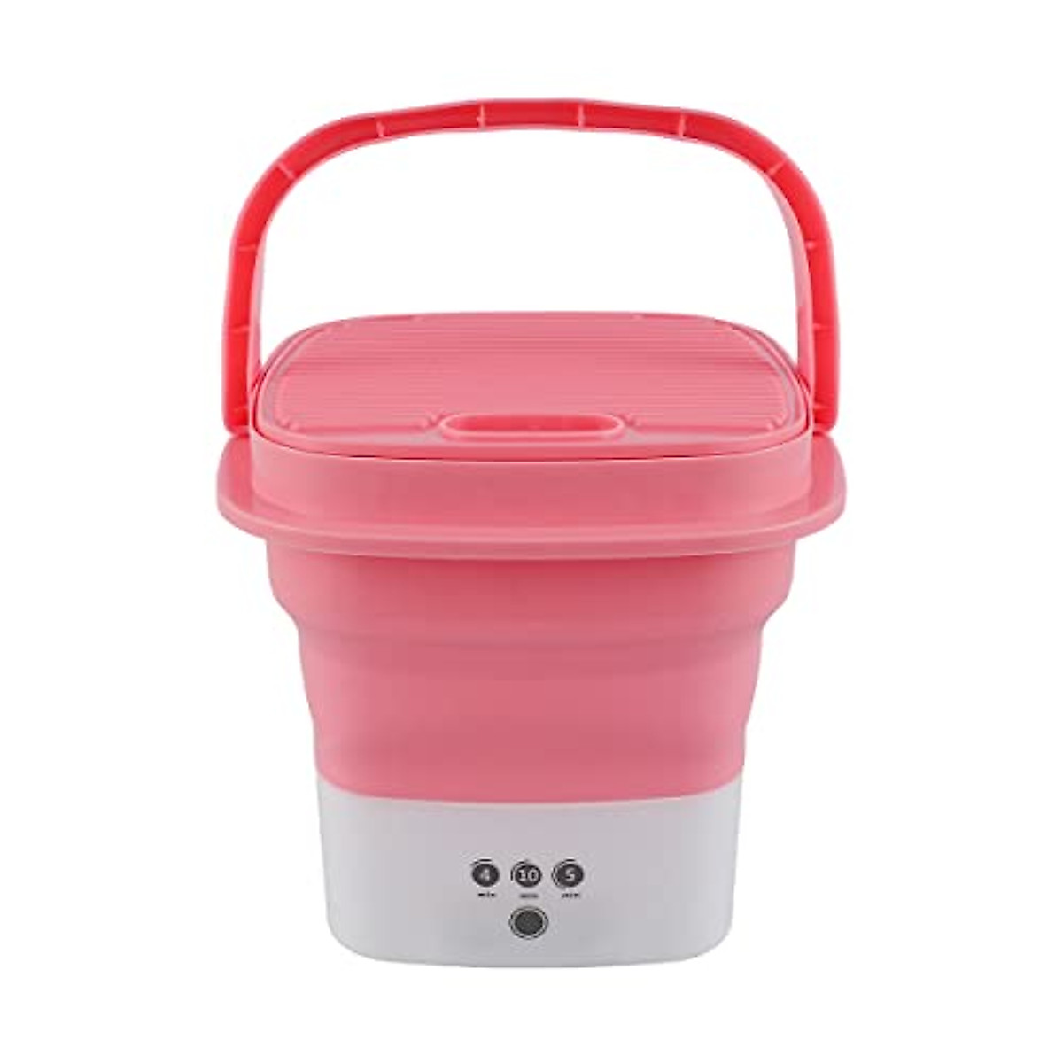 A2B Mini Portable Washing Machine Foldable Small Laundry Machine with Drain Basket Lightweight Washer Touch Screen and Timer Reusable Washing Machine for Baby Clothes Underwear Socks A2B