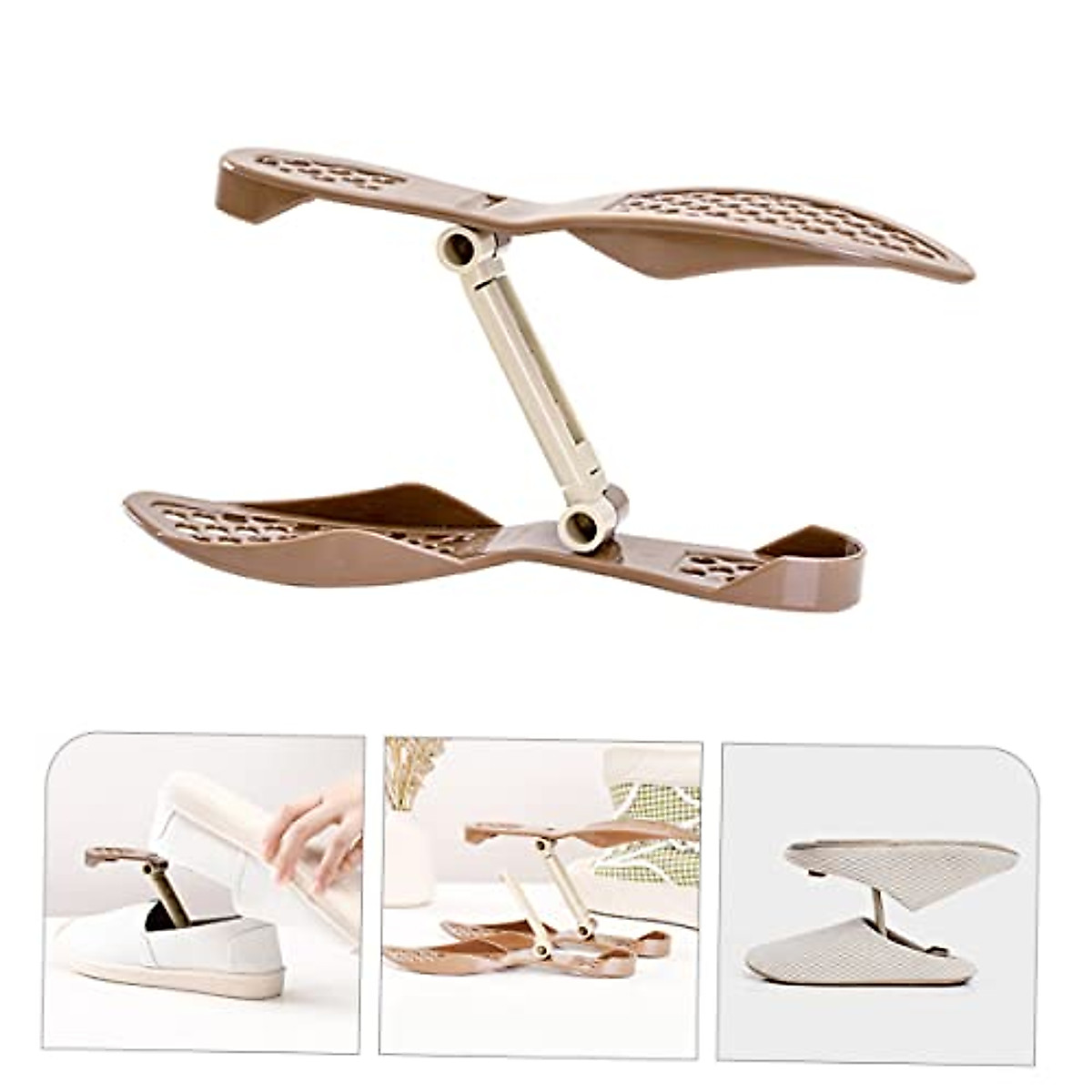 Abaodam Shoe Organizer Shelving Brackets Shoe Rack for Closet Adjustable Shelf Brackets Stackable Shoe Slots Adjustable Shoe Slots Closet Shoe Organizer Shoe Slots Rack Shoes Holder Japan