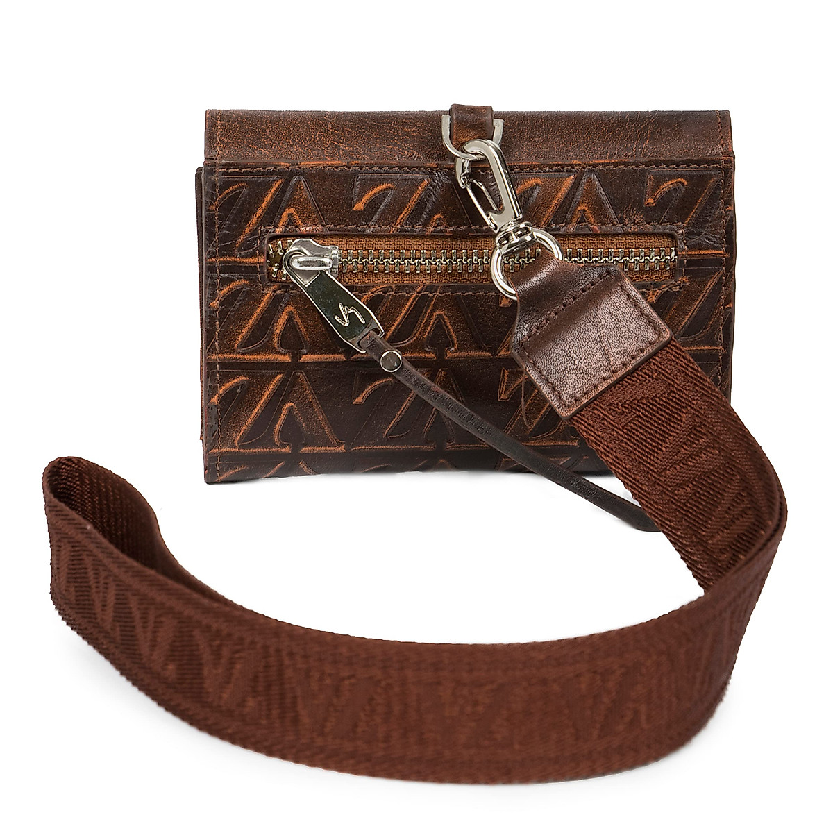 VELEZ Small Wallet for Women - Tan Full Grain Leather Wallet - Trifold RFID Blocking Wallet - Slim Wallet with Coin Purse