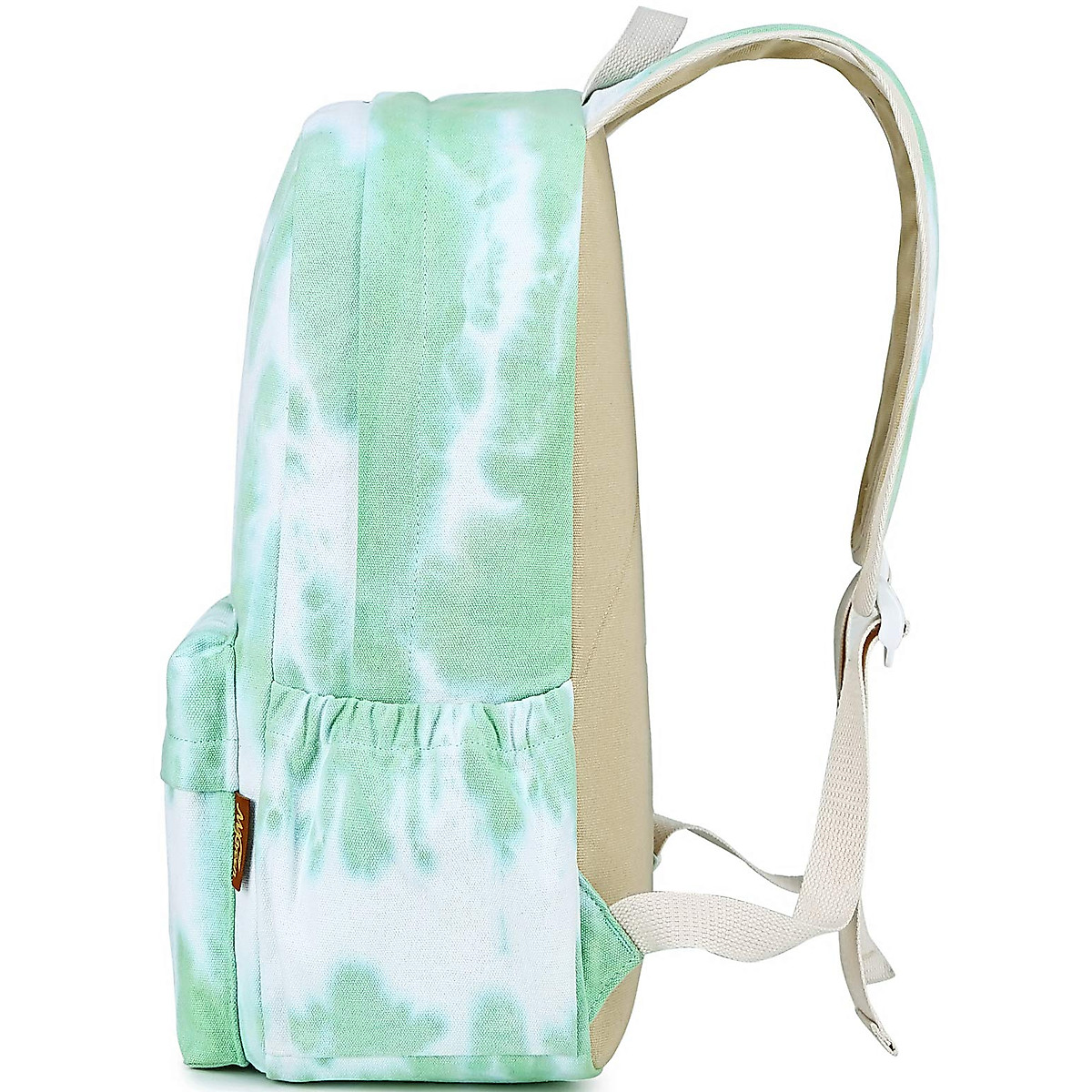 Canvas School Bag Backpack Girls or boy, Ranibow Style Unisex Fashionable Canvas Zip Backpack School College Laptop Bag for Teens Girls Students Casual Lightweight Travel Daypack Outdoor(Orange)