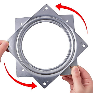 6" Lazy Susan Turntable 500 LBS pounds Steel Ball Bearing Rotating Tray Strong Sturdy Table Cabinet Low Profile