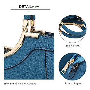 LJOSEIND Women’s Handbags Designer Purses Satchel Totes Structured Shoulder Bags