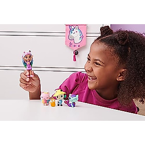 Gabby's Dollhouse, Gabby and Friends Figure Set with Rainbow Gabby Doll, 3 Toy Figures and Surprise Accessory Kids Toys for Ages 3 and up