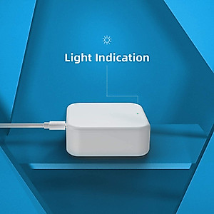 Wi-Fi Gateway Remotely Control Smart Fingerprint Door Lock with TT Lock App , Gateway Smart Hub Compatible with Alexa Voice Control ,Electronic Lock Assemblies by Nyboer