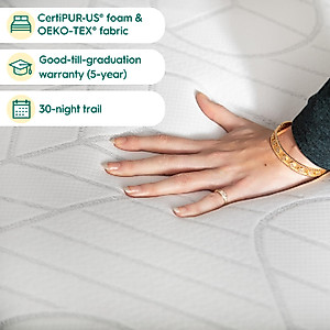 Sleepyhead 3-Inch Twin XL Copper-Infused Memory Foam Premium Mattress Topper