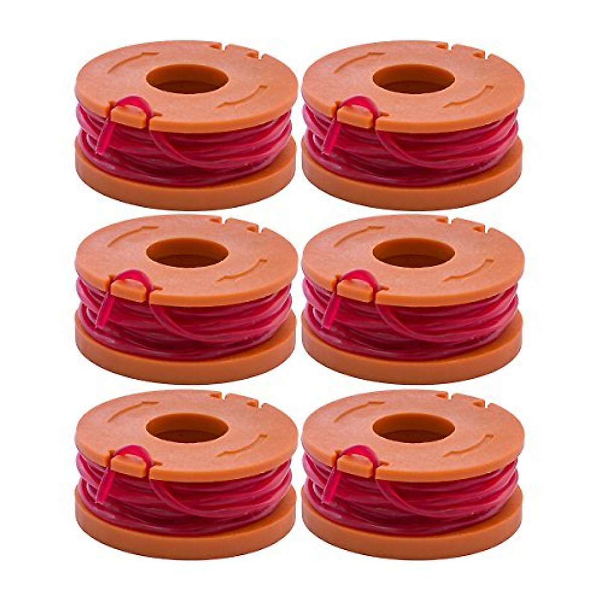 Garden NINJA Trimmer/Edger Spool Compatible with Worx WA0010 (6-Spool)