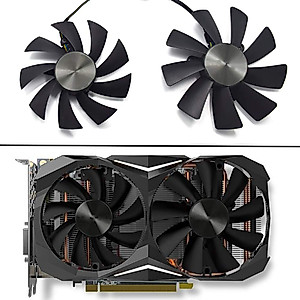 inRobert GAA8S2U GA91S2H Video Card Fan Replacement for Zotac GTX 1070 Ti Mini,GTX 1080 Ti Mini Graphic Card (Fan-AB)
