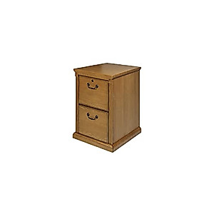 Martin Furniture Huntington Oxford 2 Drawer File Cabinet, Wheat - Fully Assembled