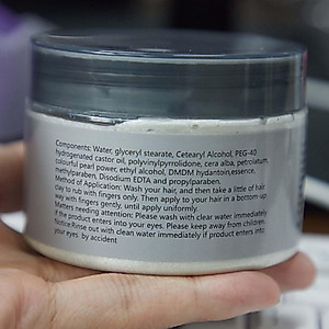 Natural Purple Hair Wax,EFLY 4.23 oz-Disposable Purple Ash DIY Hairstyle Colors Hair Wax, for Party Cosplay Easy Cleaning (1, Purple)