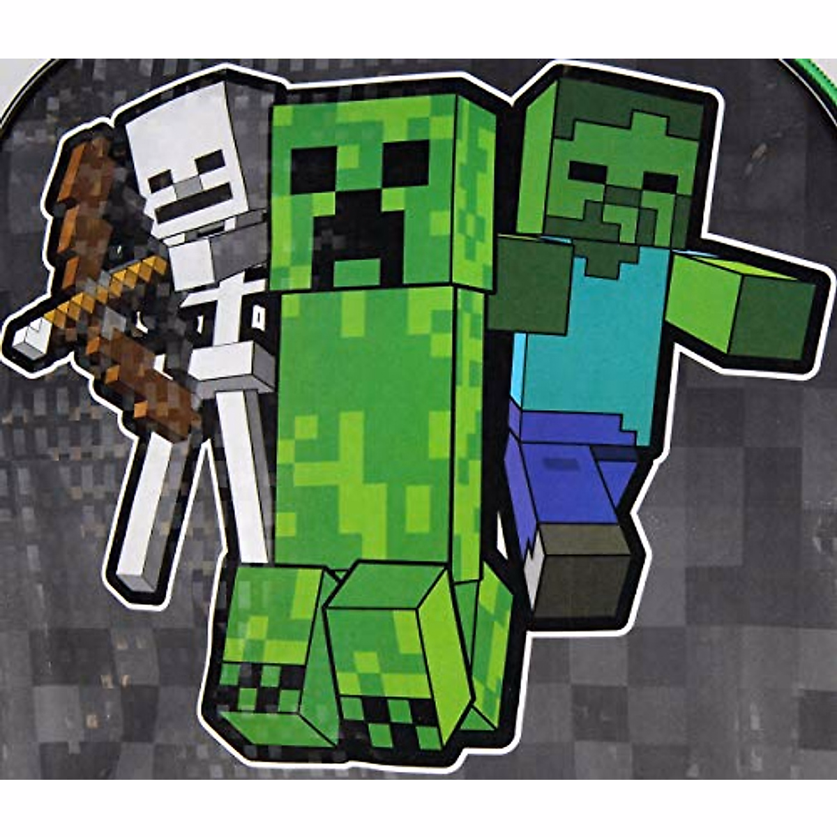 Bioworld Minecraft Shimmer Pixel Characters 16" Backpack