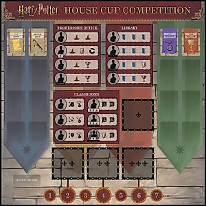 USAOPOLY Harry Potter House Cup Competition | Worker Placement Board Game | Play as Your Favorite Hogwarts House | Officially Licensed Harry Potter Game