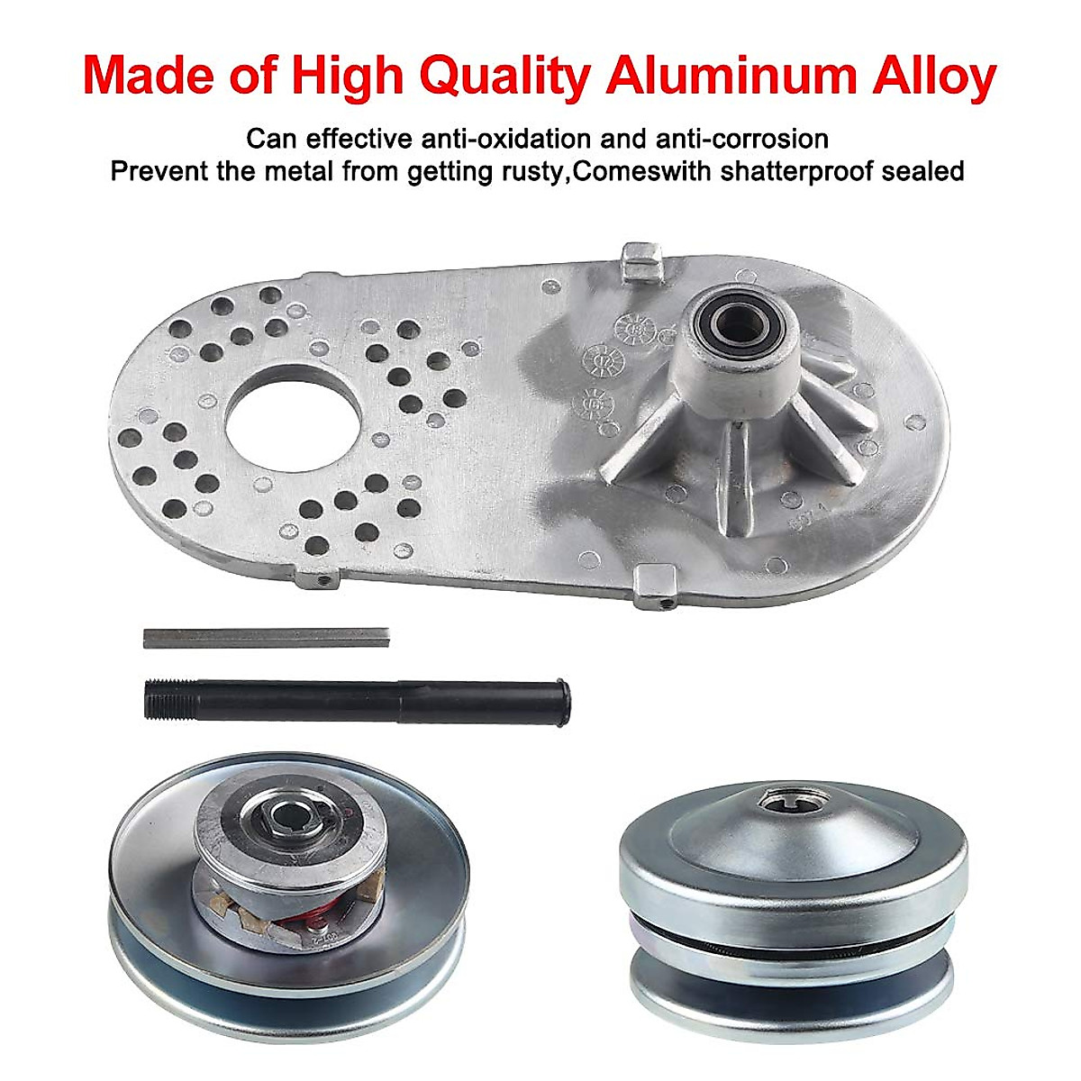 WATERWICH Go Kart 212CC Torque Converter Clutch Kit Replacement for Comet TAV2 218353A 3/4" 30-75 Manco 10T #40/41 and 12T #35 Chain CVT 30 Series Engine Clutch