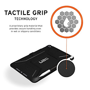 UAG Folio iPad Mini (5th Gen, 2019) Case Metropolis Feather-Light Rugged [Black] Military Drop Tested iPad Cover with Apple Pencil Holder