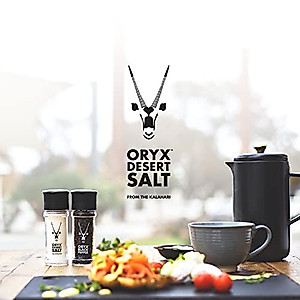 Oryx Black Pepper Mill - Ceramic Pepper Grinder Refillable - Naturally Organic Peppercorn Seasoning Grinder – Premium Whole Black Peppercorns from Madagascar, 1.26 oz