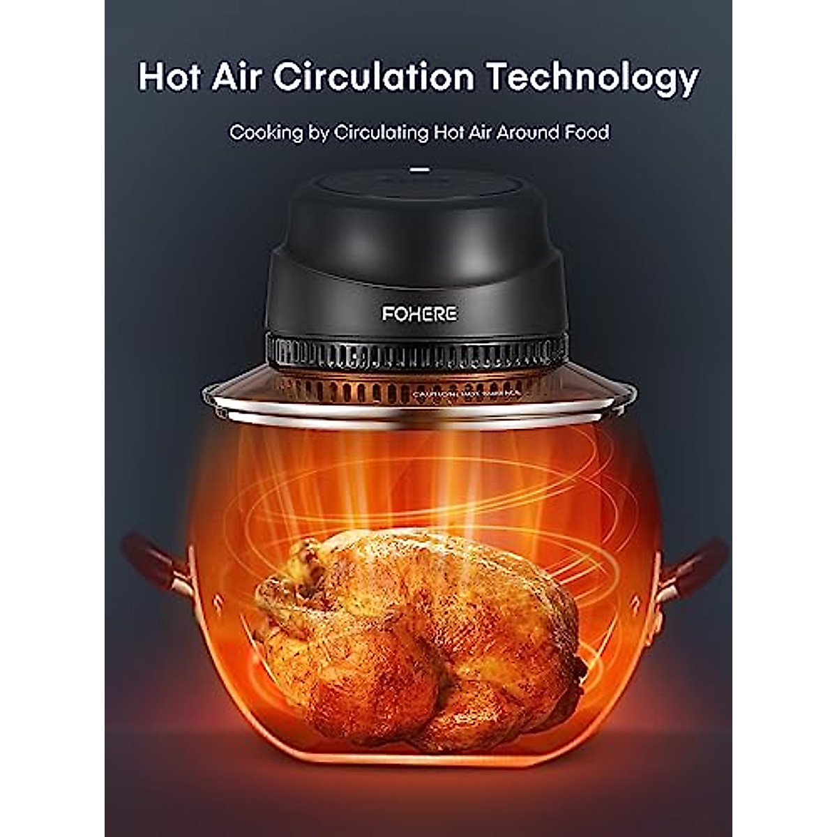 Air Fryer Lid for Instant Pot 6Qt/8Qt, 7 in 1 with LED Touchscreen, Turn Your Pressure Cooker Into Air Fryer in Seconds, Air Fryer Accessories and Recipe Cookbook Included