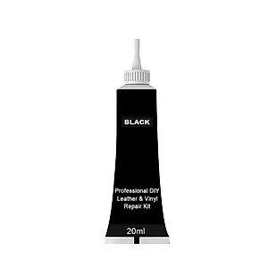 Leather Repair Kit, WBTY 20Ml Leather Repair Gel Leather Repair Cream Auto Maintenance Agent Coating Paste Leather Conditioner Restorer For Car Seats (black)