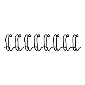 Fellowes 3/8-Inch Binding Spines Wire, 25-Pack, Black (52541)