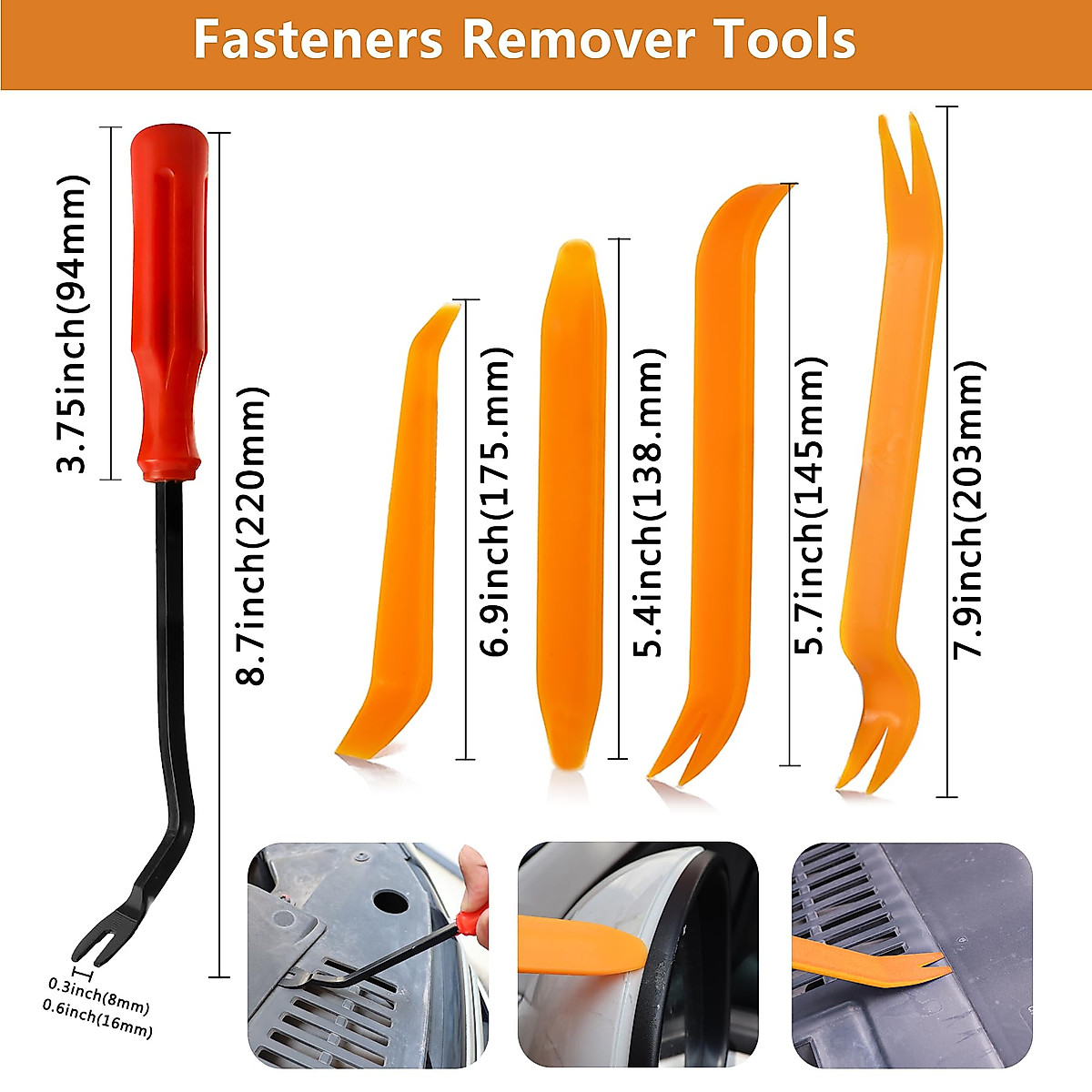 Car Clips Bumper Clips Shield Retainer Clips Plastic Rivets 1050PCS Automotive Push Pins Assortment Xmas Tree Fasteners Kit Most Common Sizes Auto Body with Removers for Ford Honda Chrysler GM